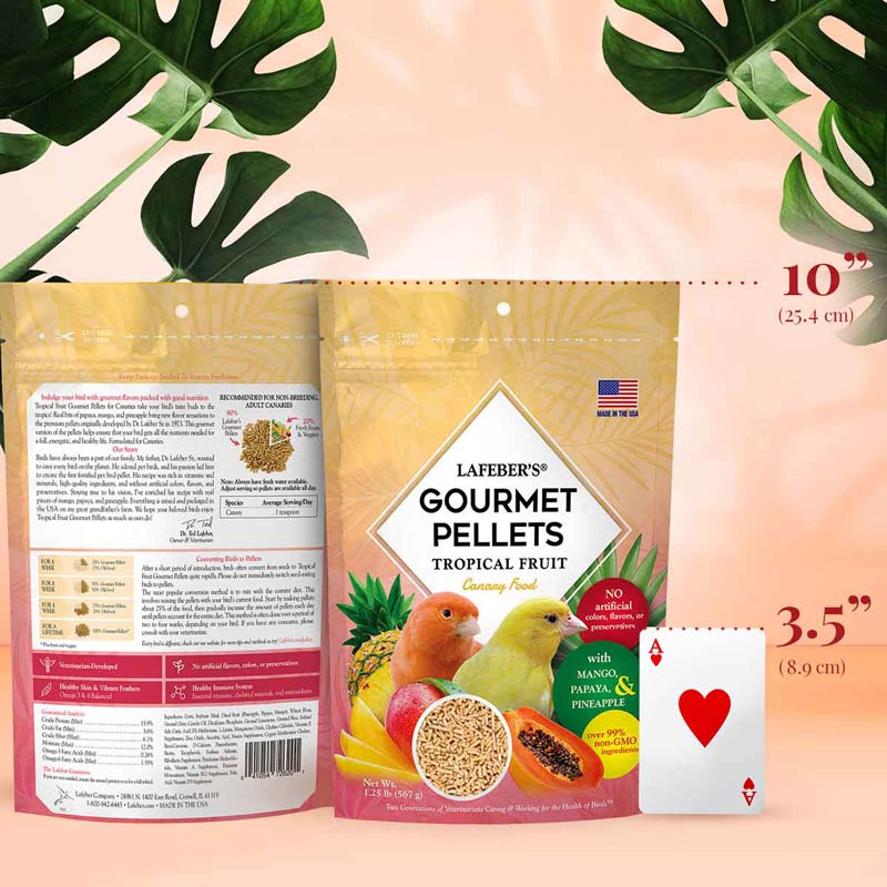 Canary Tropical Fruit Gourmet Pellets – Lafeber Company